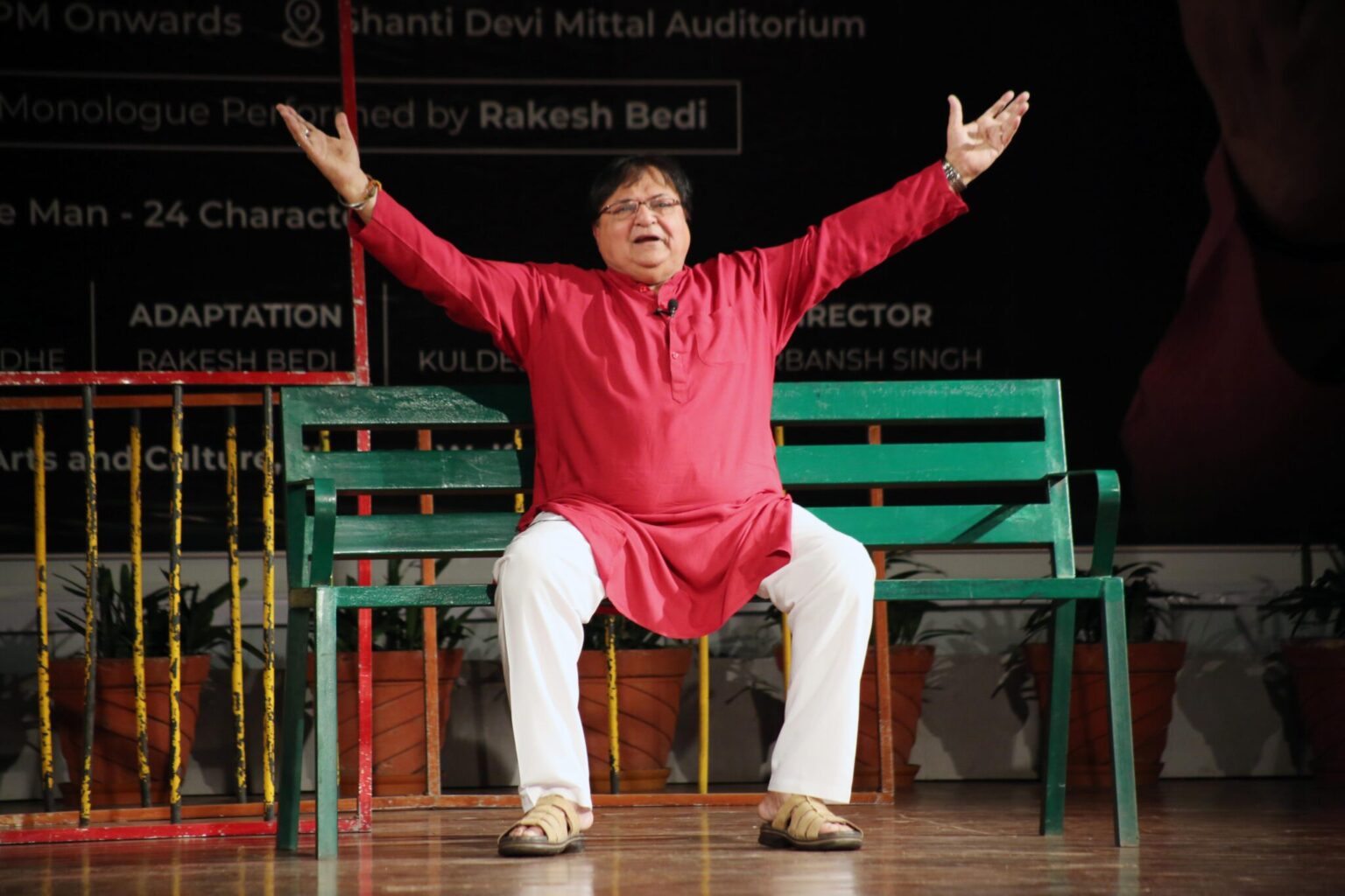 Rakesh Bedi’s One Man Play Massage Theatre Workshop at LPU